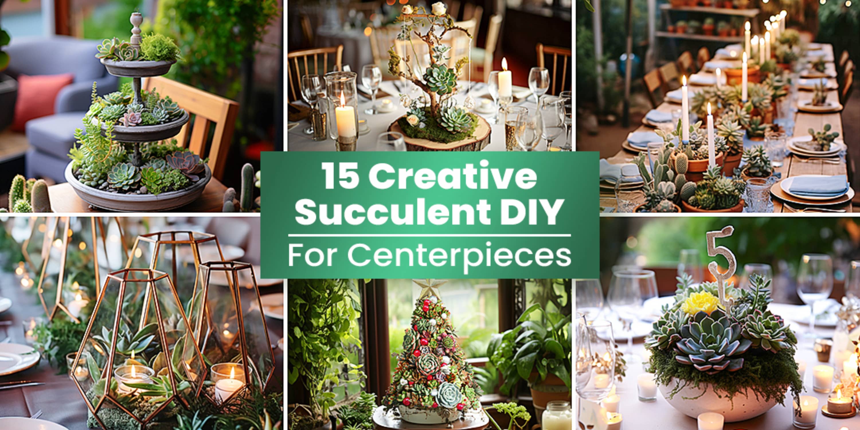 15 Creative Succulent DIY for Centerpiece | THE NEXT GARDENER ...